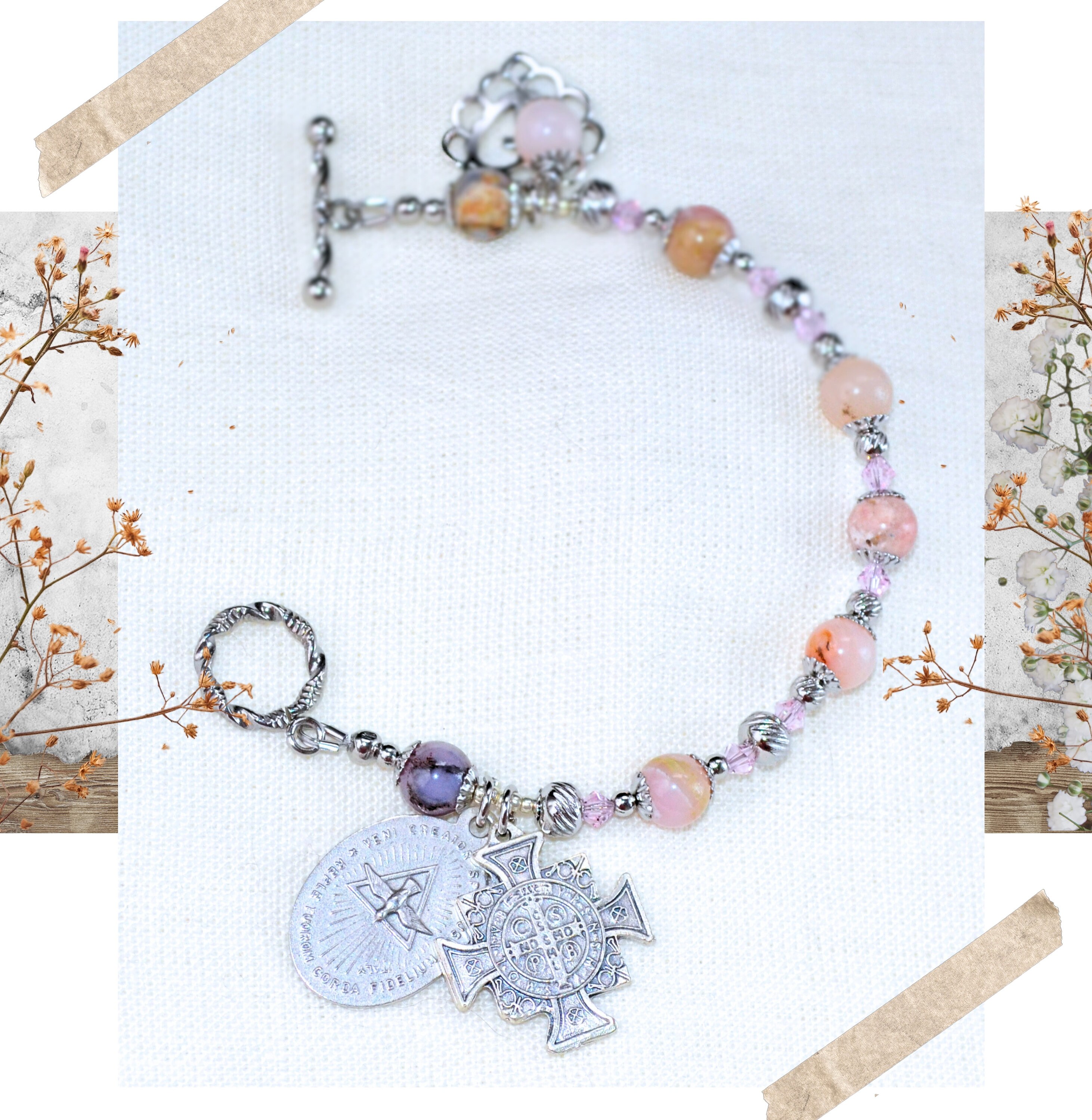 Immaculate Heart of Mary, Holy Spirit, Saint Benedict Cross Rosary ...
