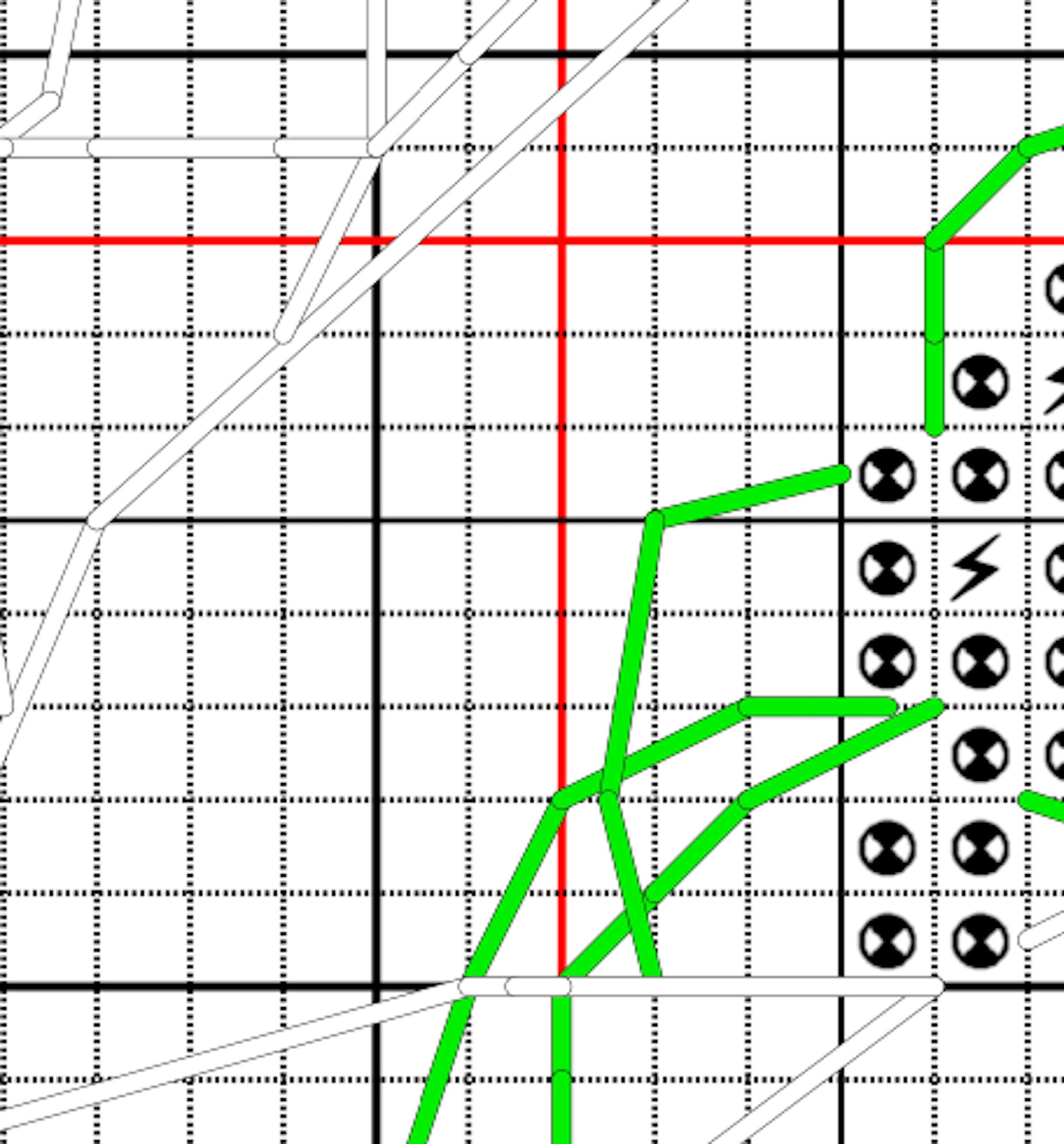 Radioactive Spider Web Cross Stitch Pattern - Etsy