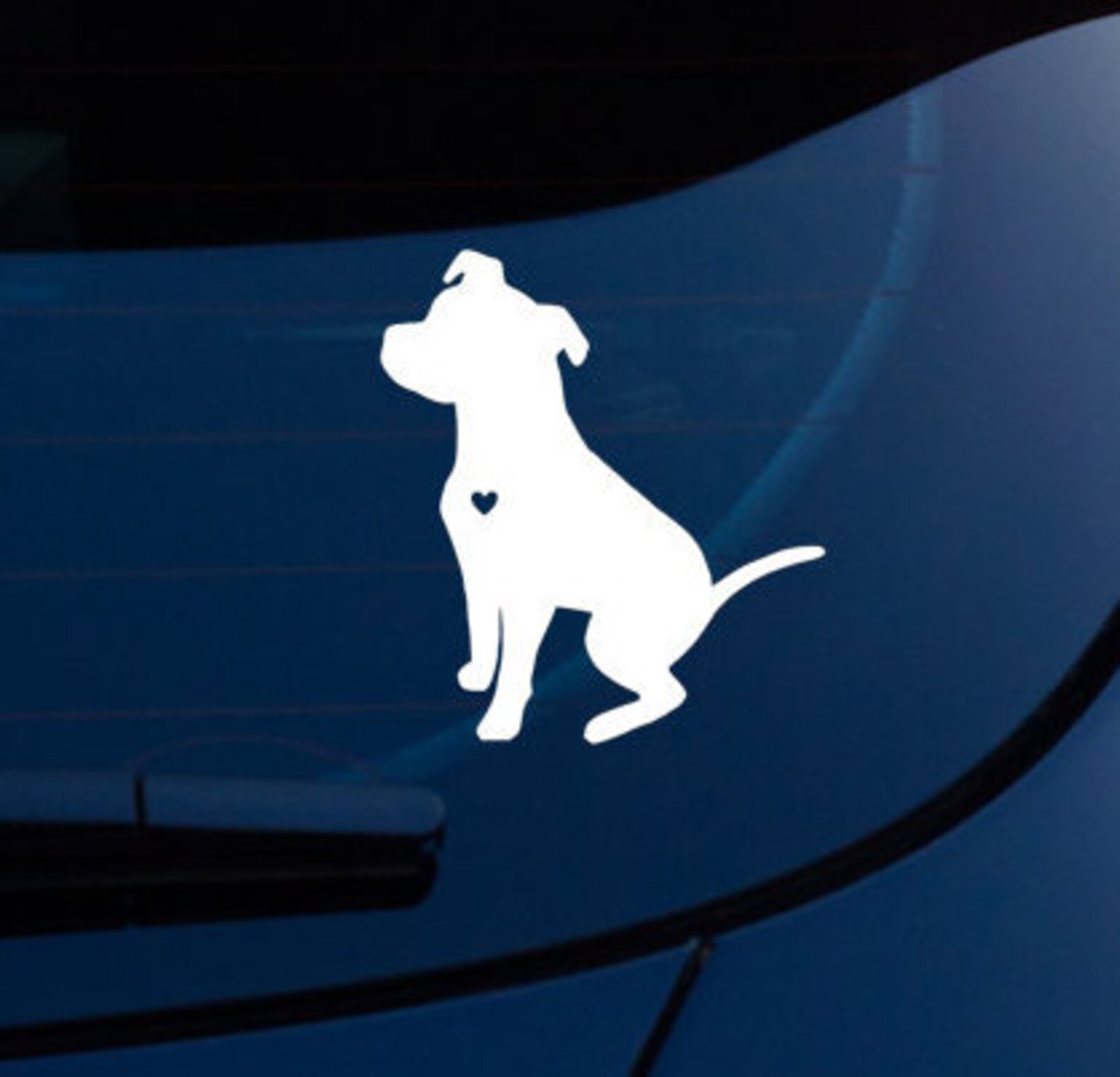 Love A Pit Bull Decal FREE US SHIPPING - Etsy
