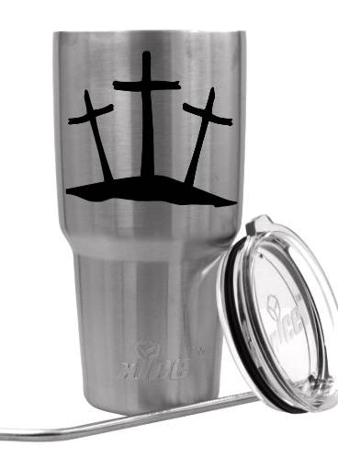 Three Crosses Decal - FREE US SHIPPING - Etsy