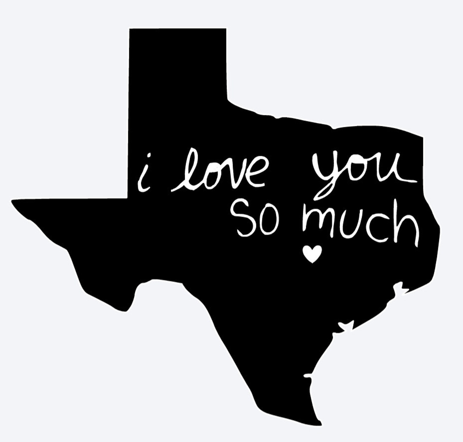 I Love You so Much Austin Tx FREE US SHIPPING - Etsy