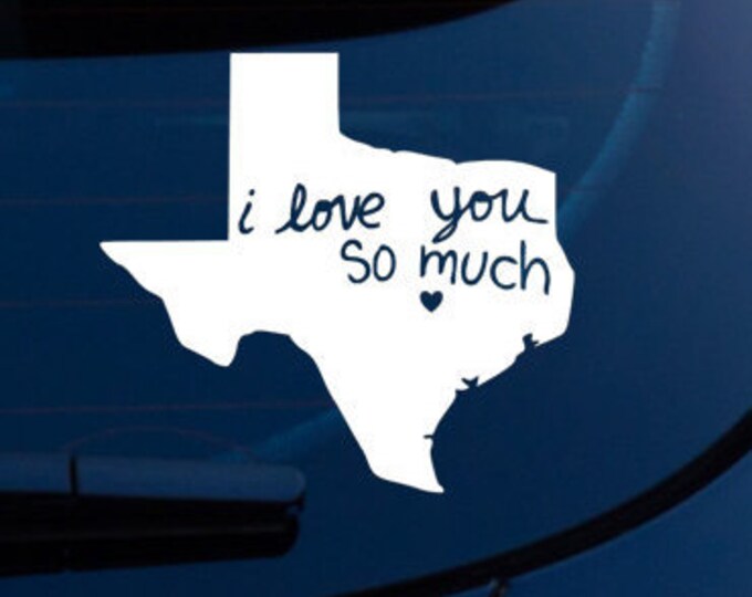 I Love You so Much Austin, Tx FREE US SHIPPING - Etsy