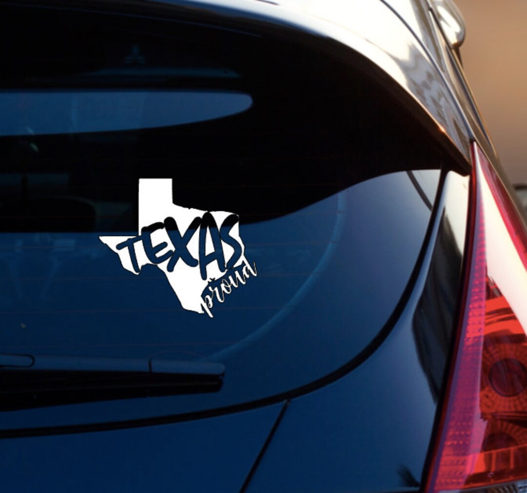 Texas Proud Decal - FREE US SHIPPING - Etsy