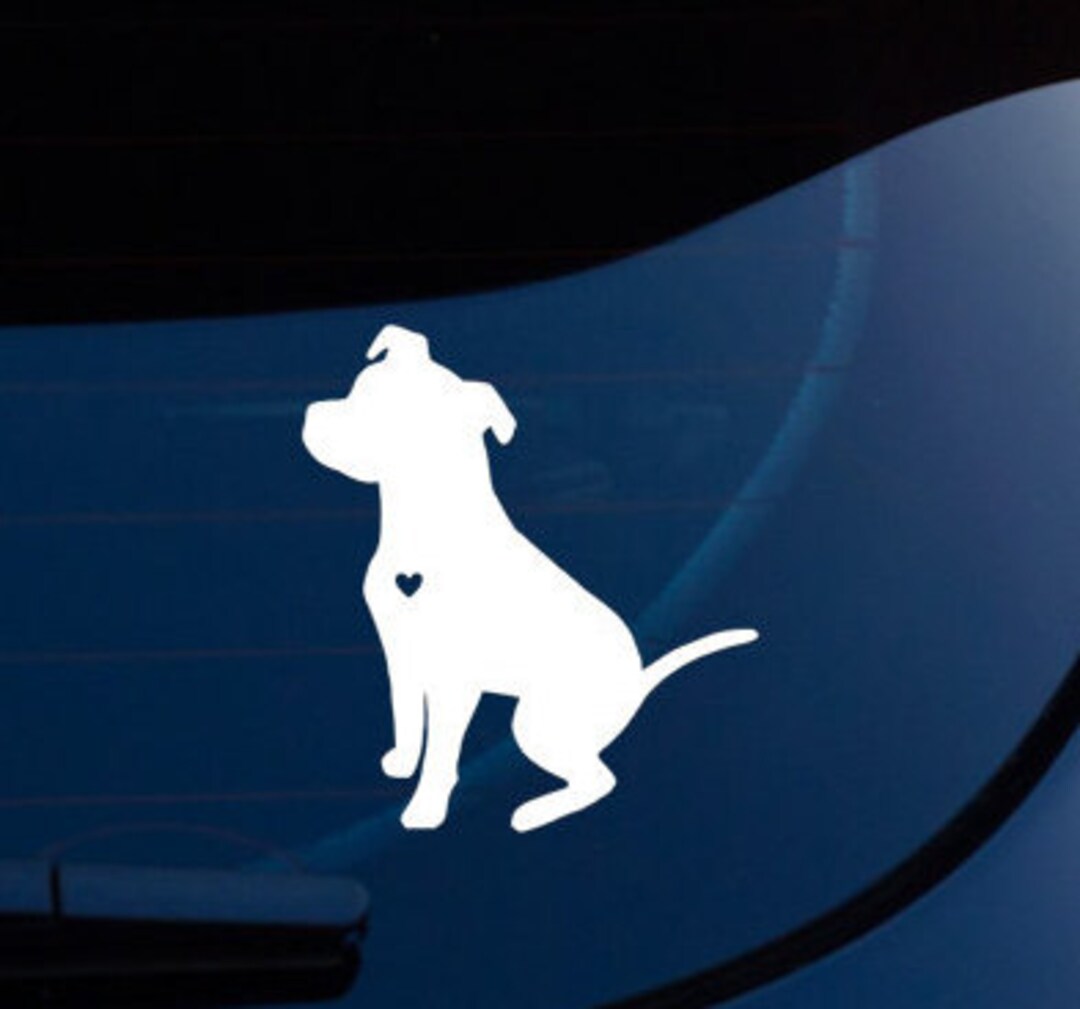 Love A Pit Bull Decal FREE US SHIPPING - Etsy
