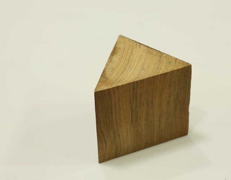 Handcrafted WOOD Triangular Prismtriangle Home Garden - Etsy