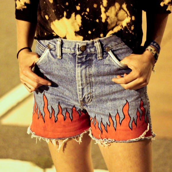 Flame Jeans - Etsy