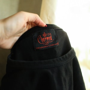 Vintage Black CHARMED Crop Shirt, Rare Original Merch 2002, Charmed ...