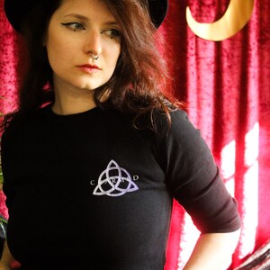 Vintage Black CHARMED Crop Shirt, Rare Original Merch 2002, Charmed ...