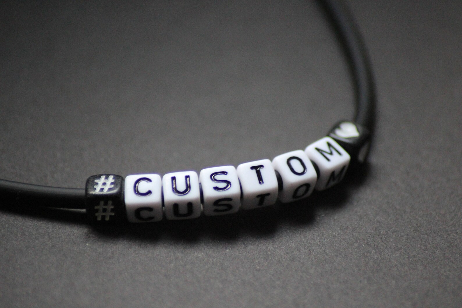 CUSTOM CHOKER Name Word of Your Choice Individual Necklace - Etsy
