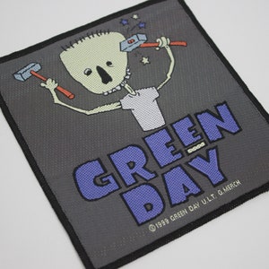 Vintage GREEN DAY Patches, 90s 00s Punk Music Band Patches, Rare Patch ...