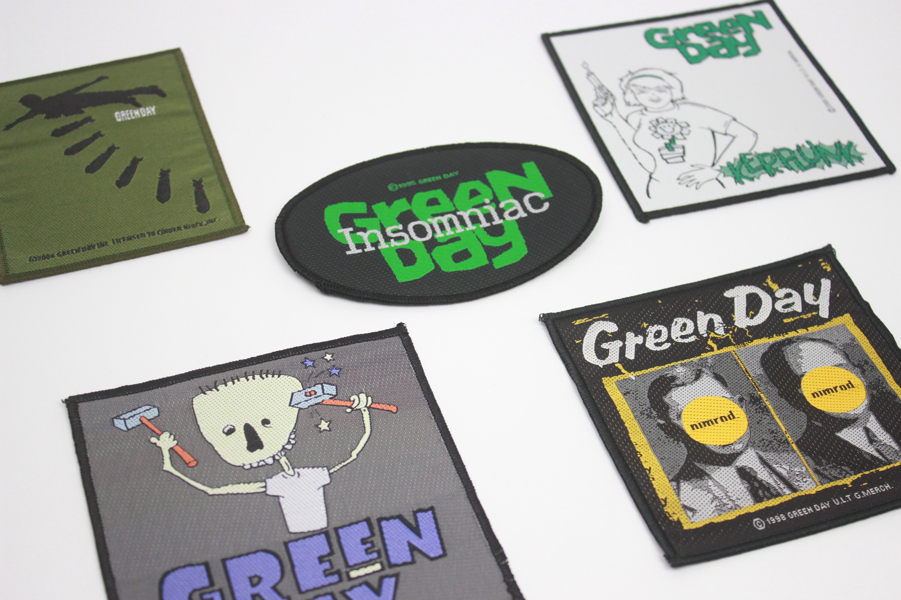Vintage GREEN DAY Patches 90s 00s Punk Music Band Patches - Etsy