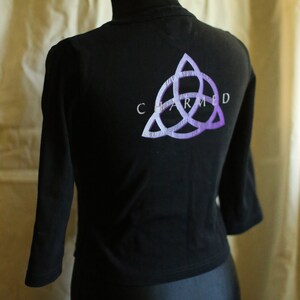 Vintage Black CHARMED Crop Shirt, Rare Original Merch 2002, Charmed ...
