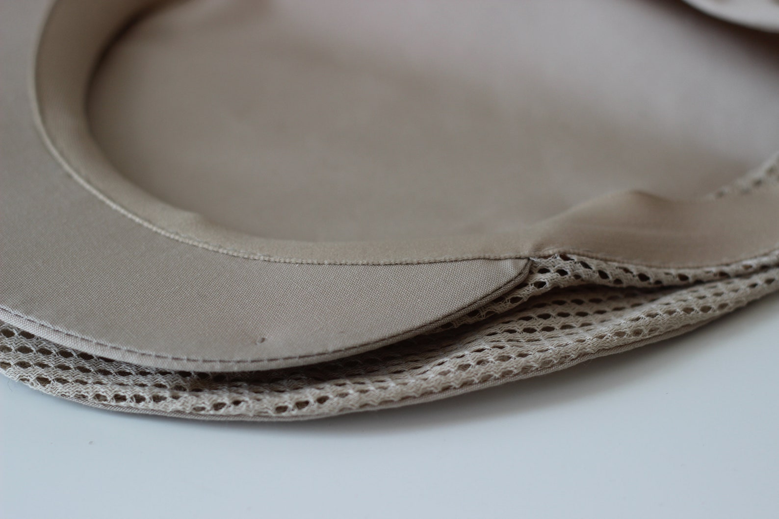 Vintage Beige Slide Cap Fishnet Net Fabric Hat Mod Oldschool - Etsy