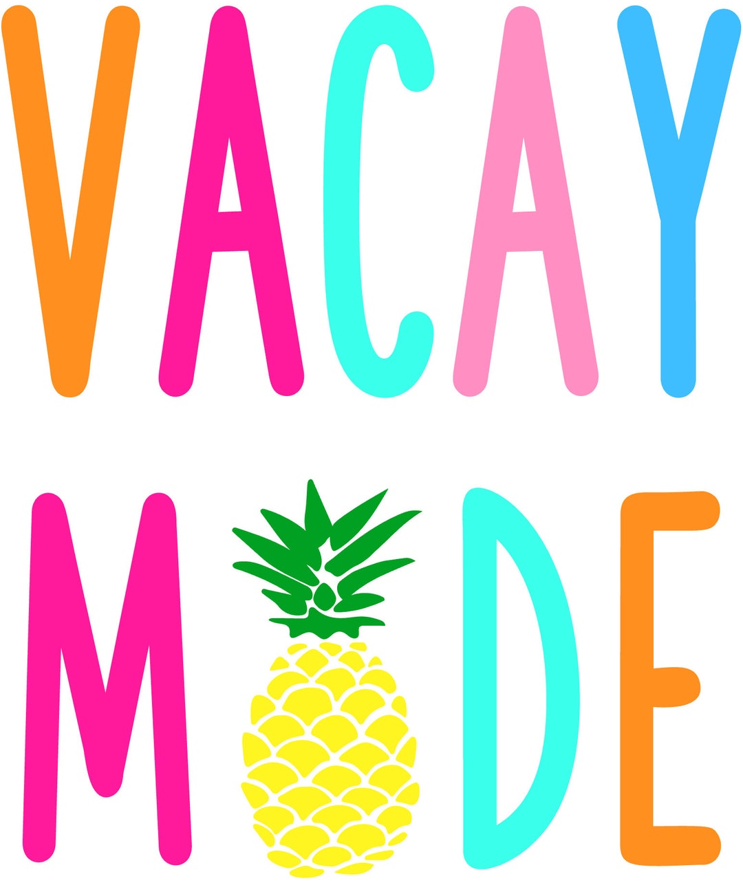 VACAY MODE Digital File PNG - Etsy