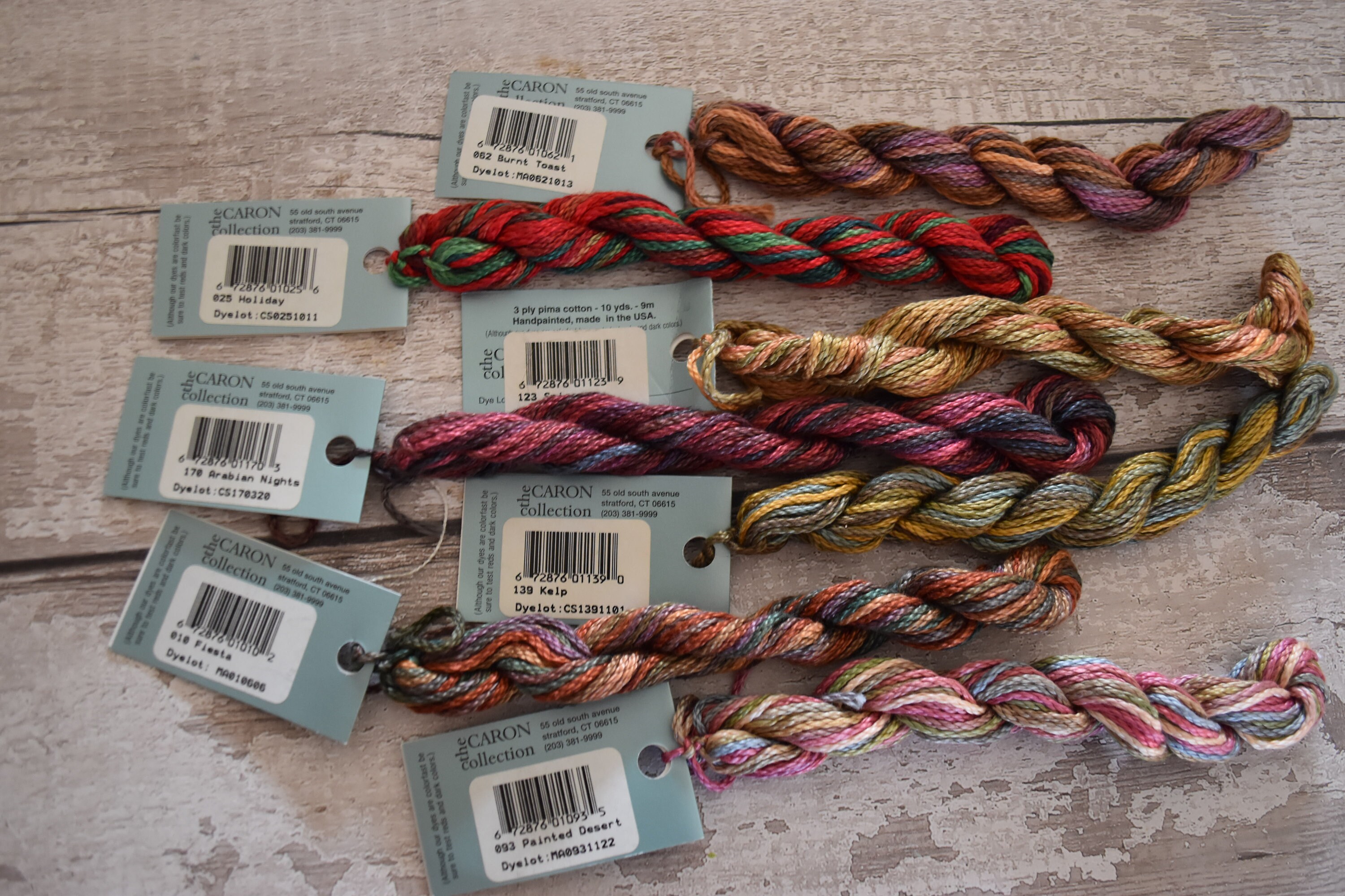 Watercolours by Caron 3 Ply Prima Cotton Needlework Thread - Etsy
