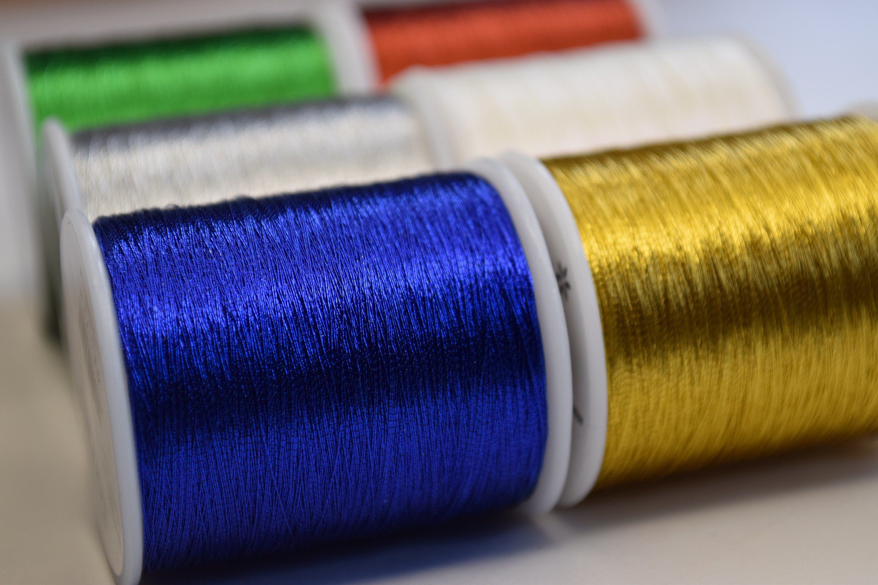 Metallic Embroidery Sewing Thread 180m - Great for Bobbin Lace - Etsy UK
