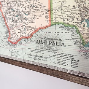 Vintage Australia Map Reproduction - Etsy
