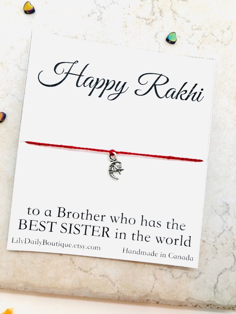 Raksha Bandhan Card PERSONALIZED Rakhi for Brother Rakhi - Etsy Canada