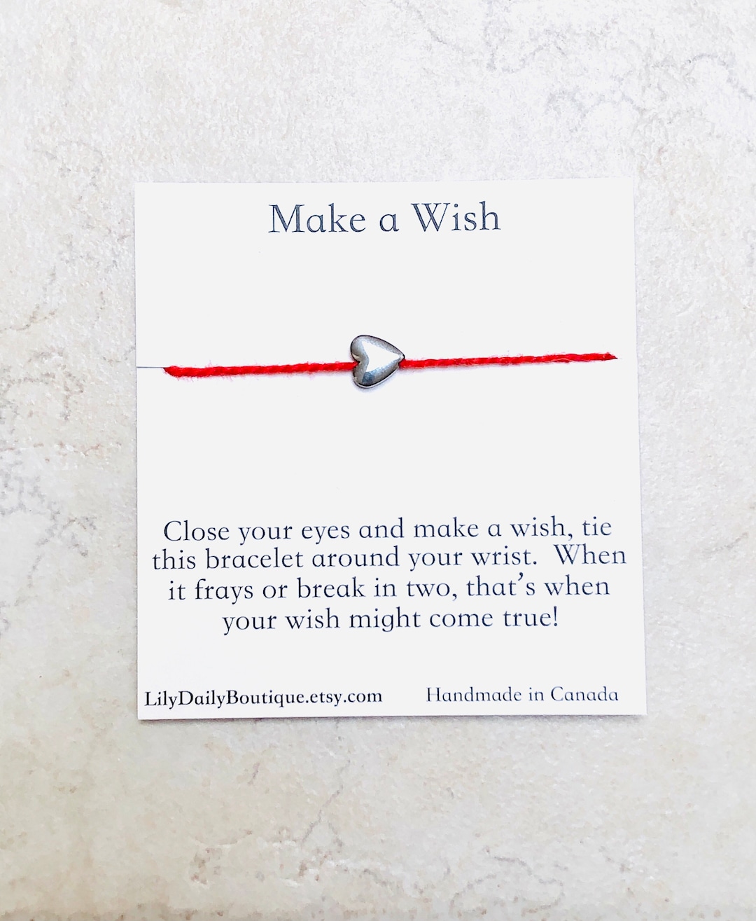 Heart Wish Bracelet, Birthday Party Favors for Adults, Cheap Wedding ...
