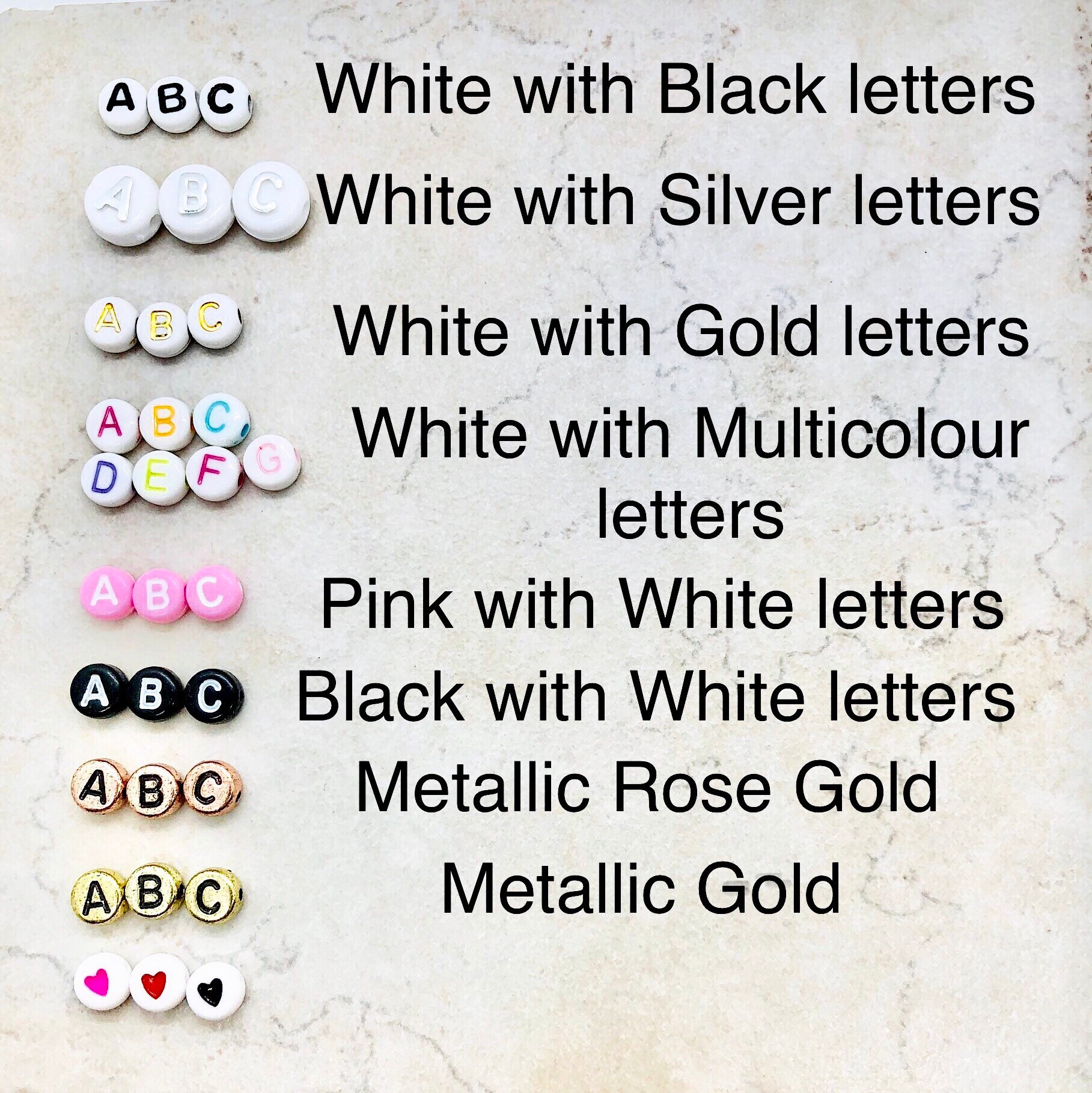 Beaded Name Bracelet Custom Friendship Letter Bead Bracelet ...