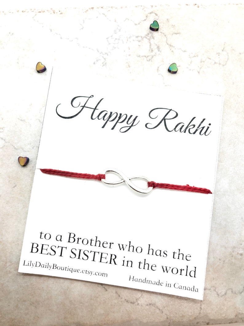 Raksha Bandhan Card PERSONALIZED Rakhi for Brother Rakhi - Etsy Canada