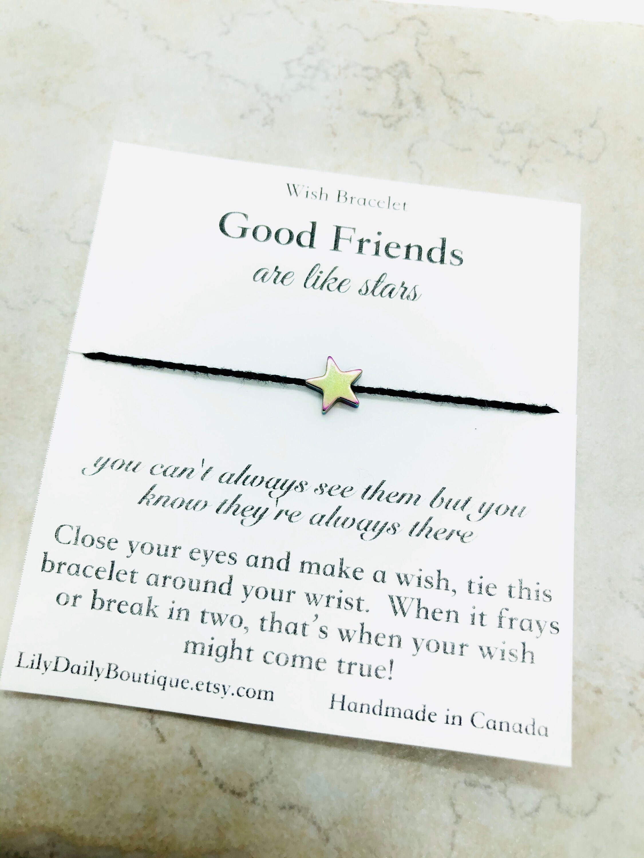 FRIENDS ARE LIKE Stars Best Friend Bracelet Celestial | Etsy