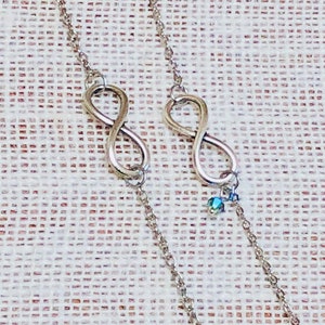 Best Friend Necklace for 2, Sterling Silver Infinity Necklace ...