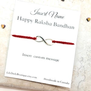 Personalized RAKHI for Brother, Raksha Bandhan Card, Rakhi for Kids ...