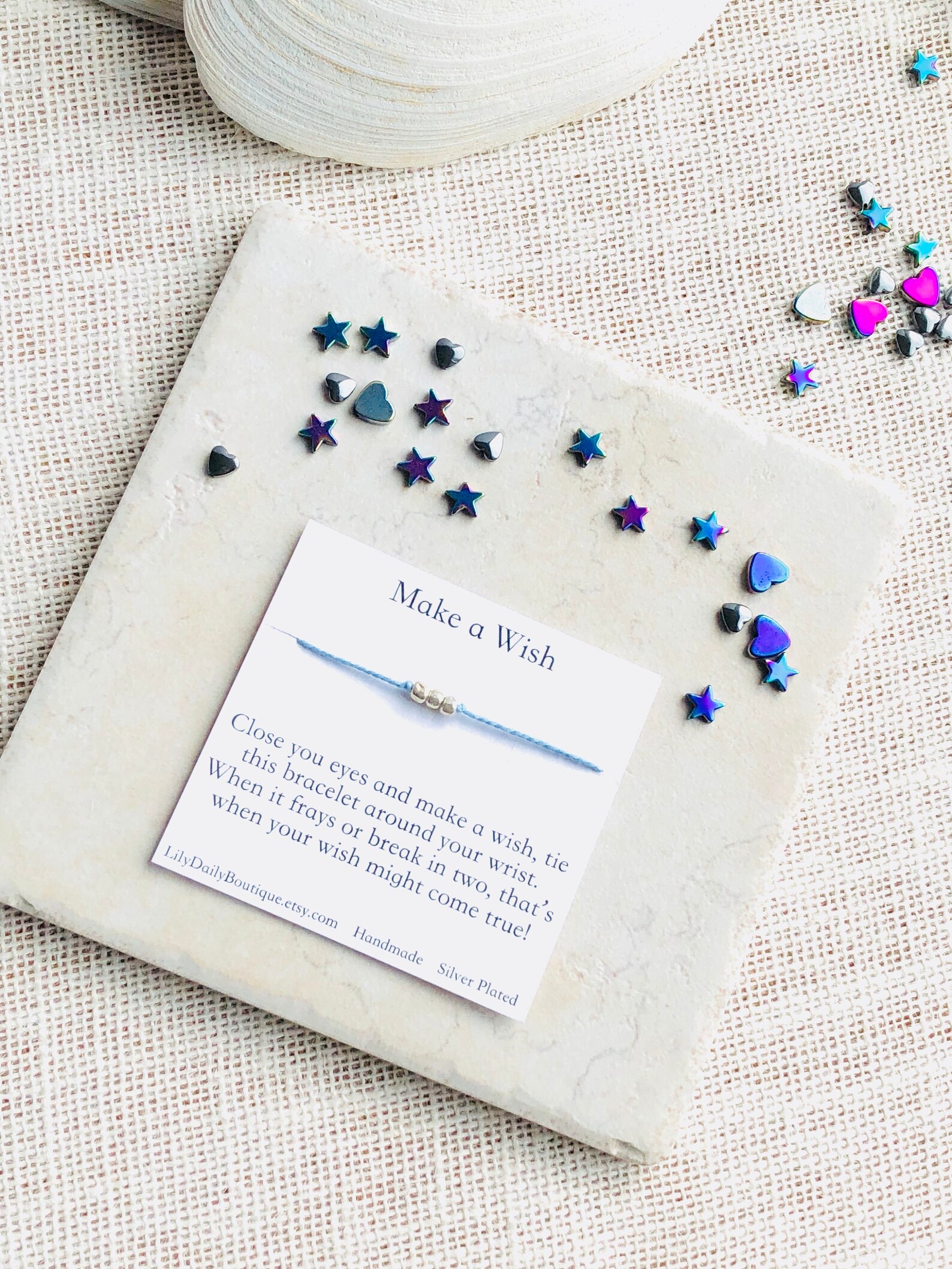 Wish Bracelet Karma Bracelet Make A Wish String Bracelet | Etsy