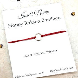 Personalized RAKHI for Brother, Raksha Bandhan Card, Rakhi for Kids ...