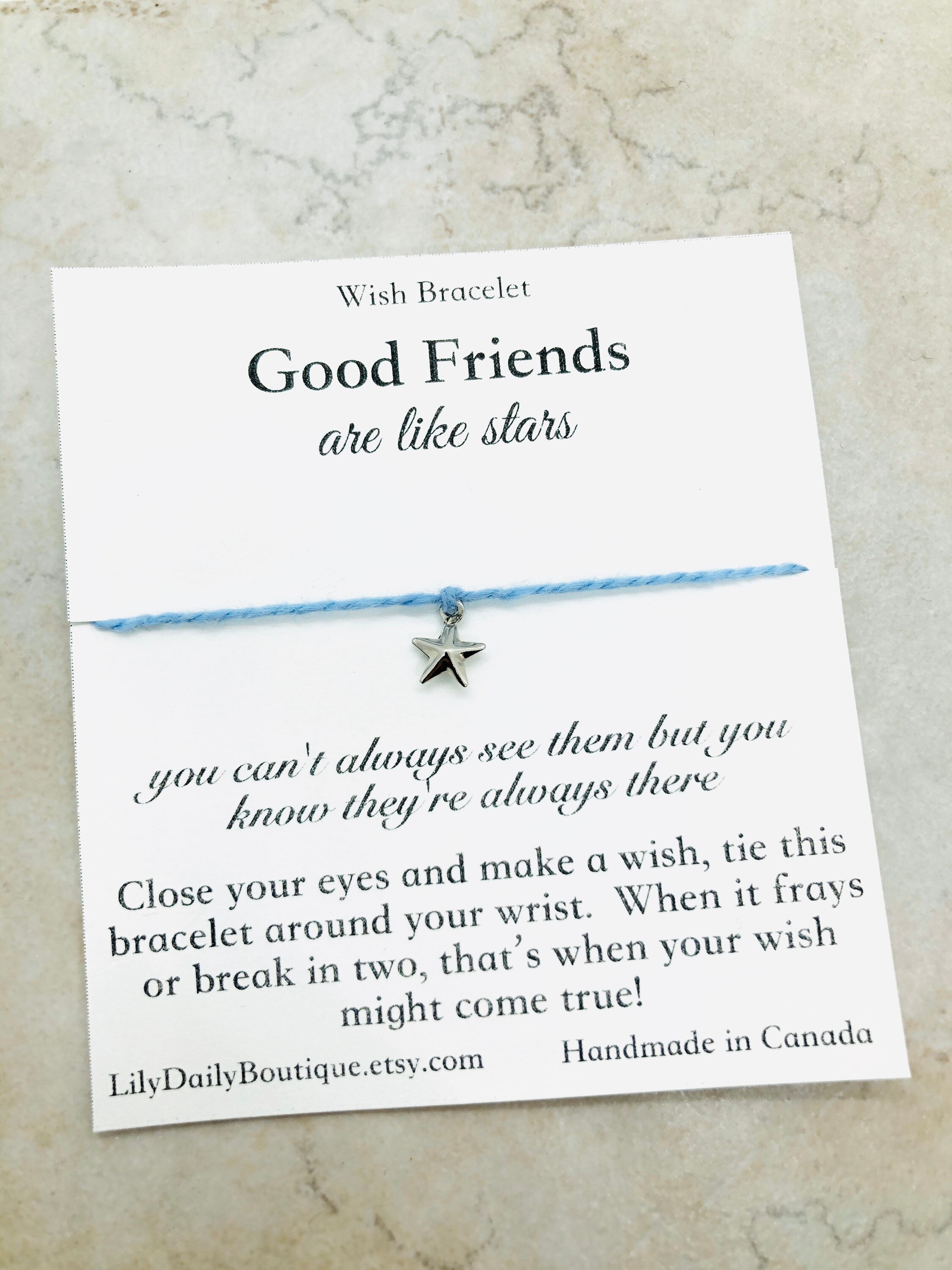 FRIENDS ARE LIKE Stars Best Friend Bracelet Celestial | Etsy