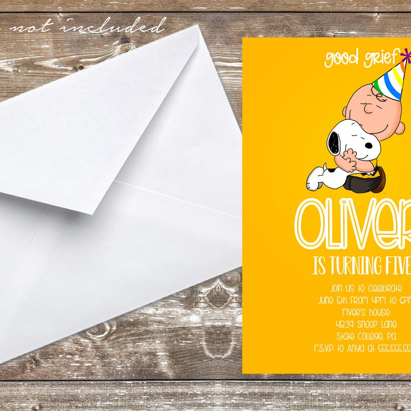 Charlie Brown Party - Etsy