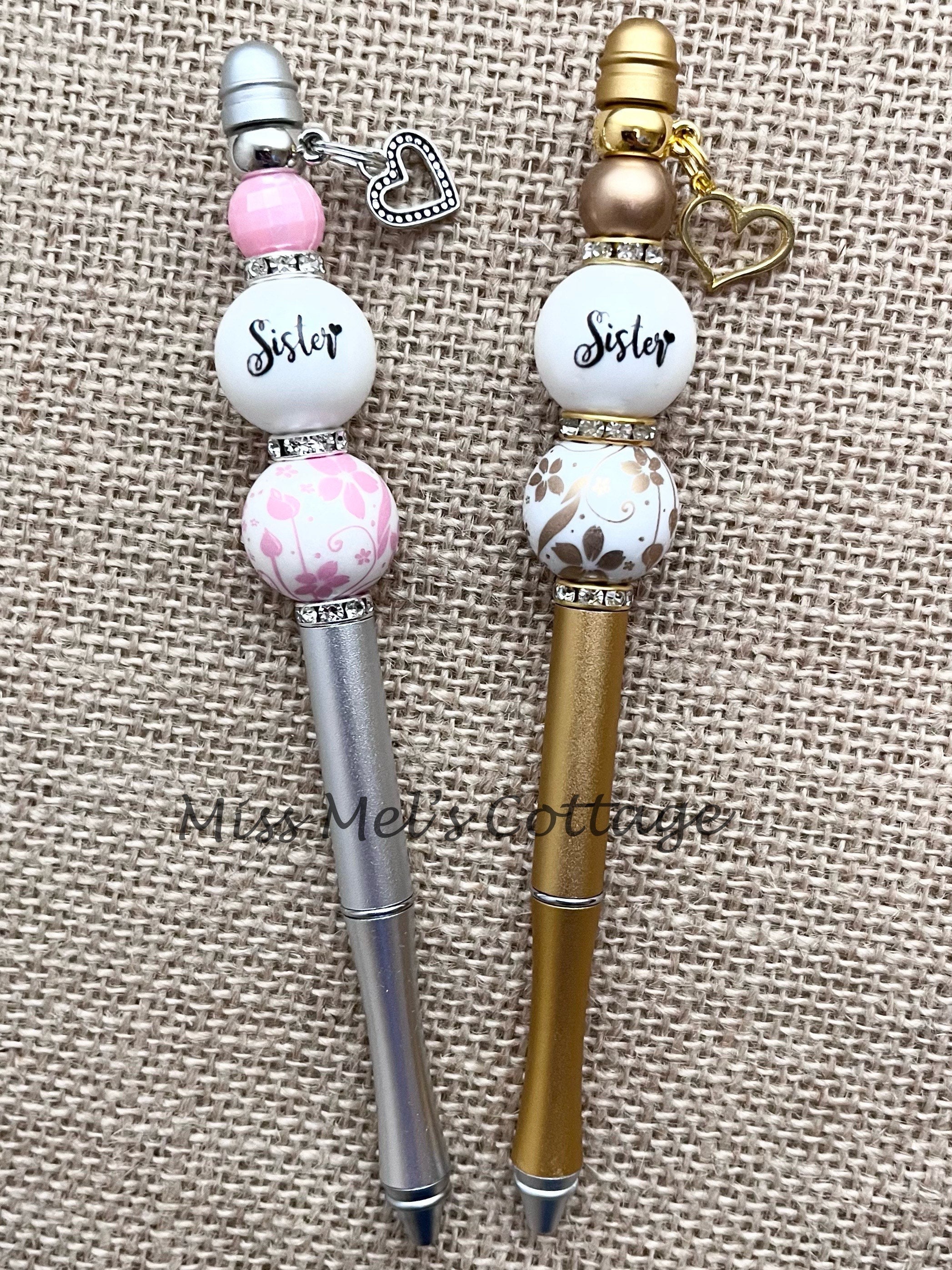 Sister Beaded Pen/charm Pen/chunky Beads/bead - Etsy