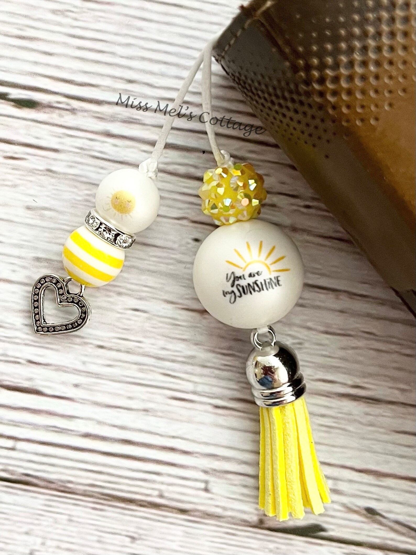 You Are My Sunshine Bookmark Book Charm Beaded Bookmark - Etsy