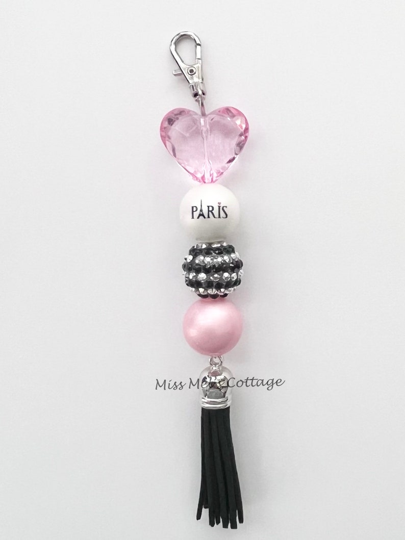 Paris Keychain/charm/eiffel Tower/france/i Love - Etsy