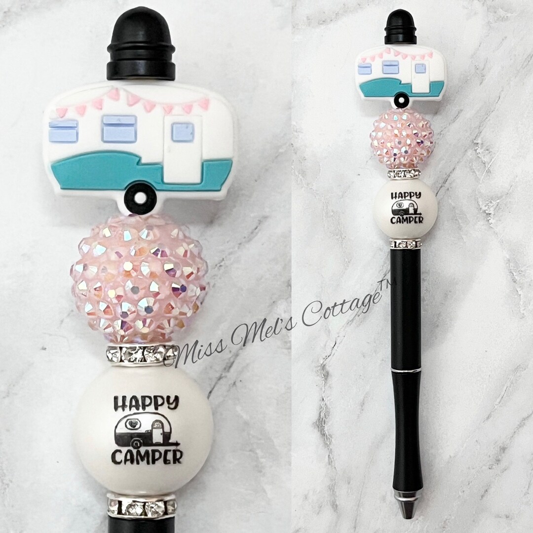 Camper Pen/glamping/beaded Metal Pen/planner/journal/accessory/camping ...