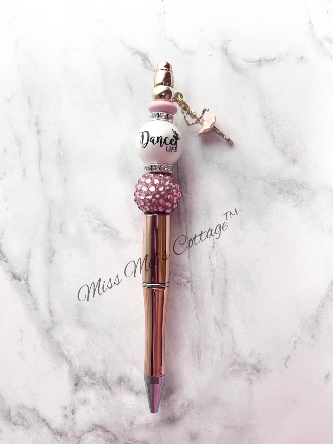 Dance Pen/ballet/beaded/pen/coach/chunky Beads/journal/planner ...