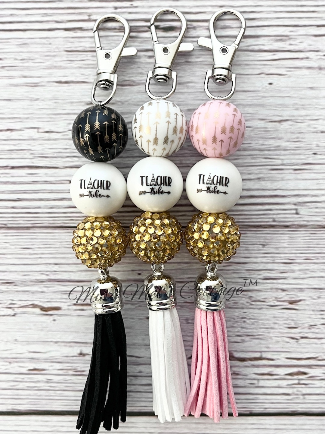 Teacher Tribe Keychain/charm/purse/bag/zipper/planner/key Fob/arrow ...