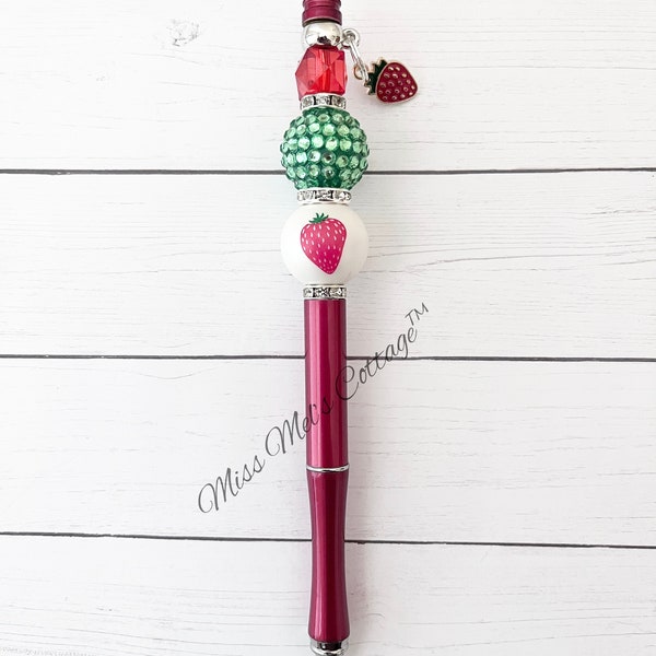 Strawberry Shortcake Pen - Etsy
