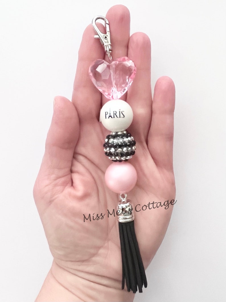 Paris Keychain/charm/eiffel Tower/france/i Love - Etsy