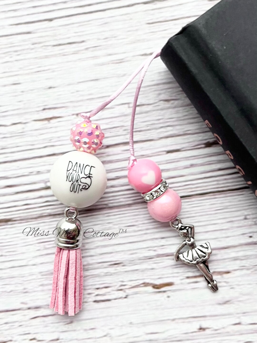 Dance Bookmark, Dance Your Heart Out, Ballerina, Dancer, Beaded ...