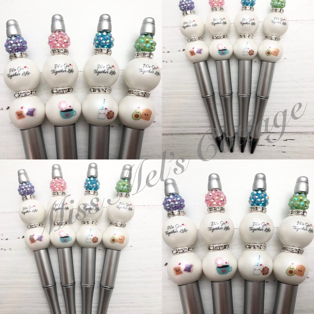 Best Friends Pen/beaded Pen/avocado Toast/pb and J/coffee and Donuts ...