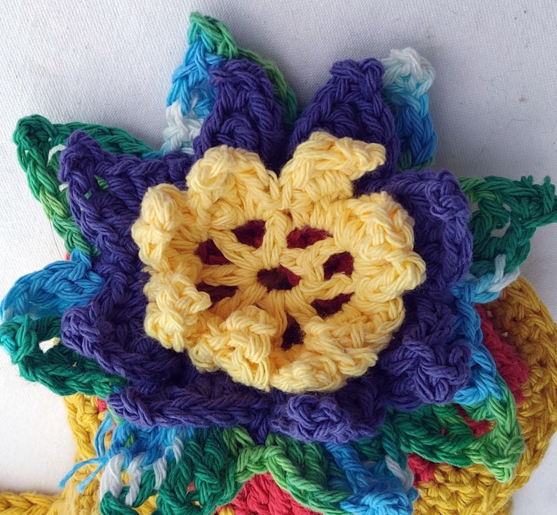 CROCHET PATTERN | Blooming Yoga Mat Bag | Water Lily Bag | July Birthday | Yoga Mat Carrier ...