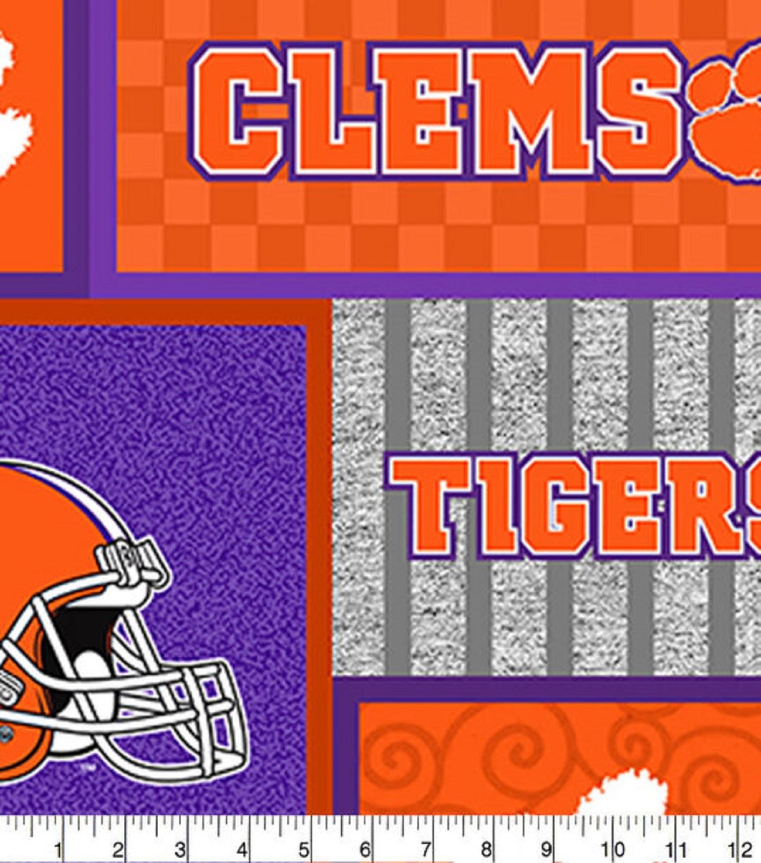 Clemson Tigers Fleece Fabric Toilet Seat Cover Set Bathroom - Etsy