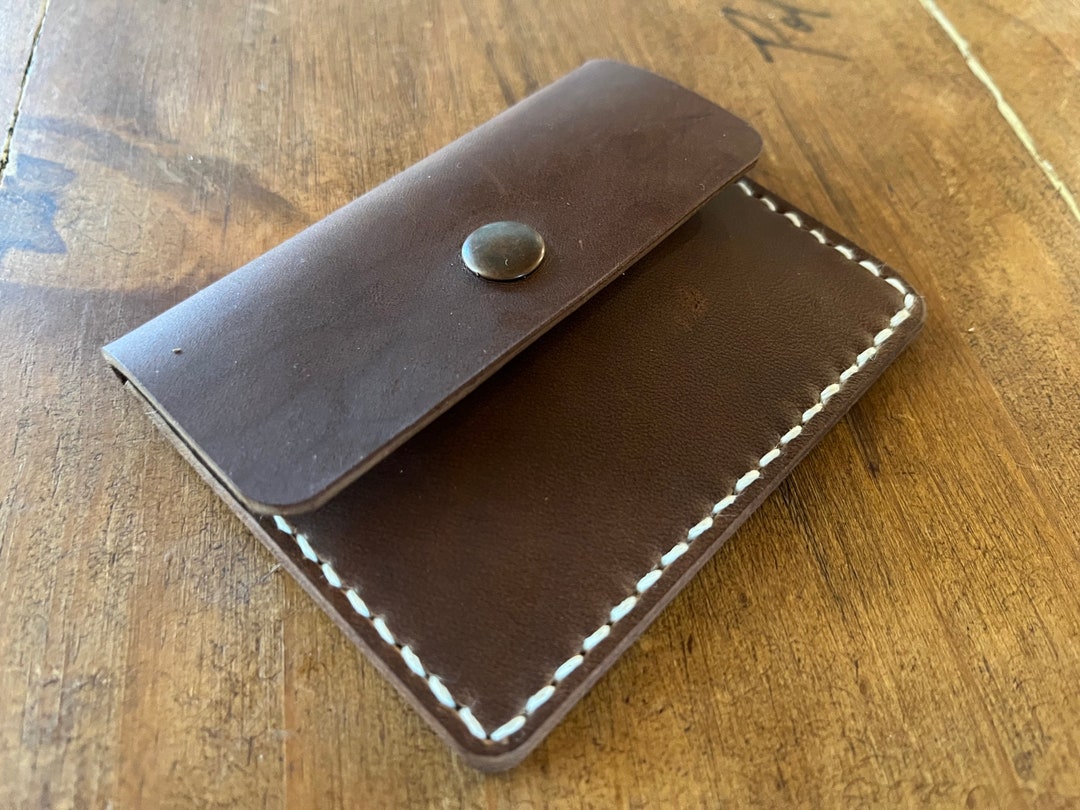 Chromexcel Leather Snap Wallet - Etsy