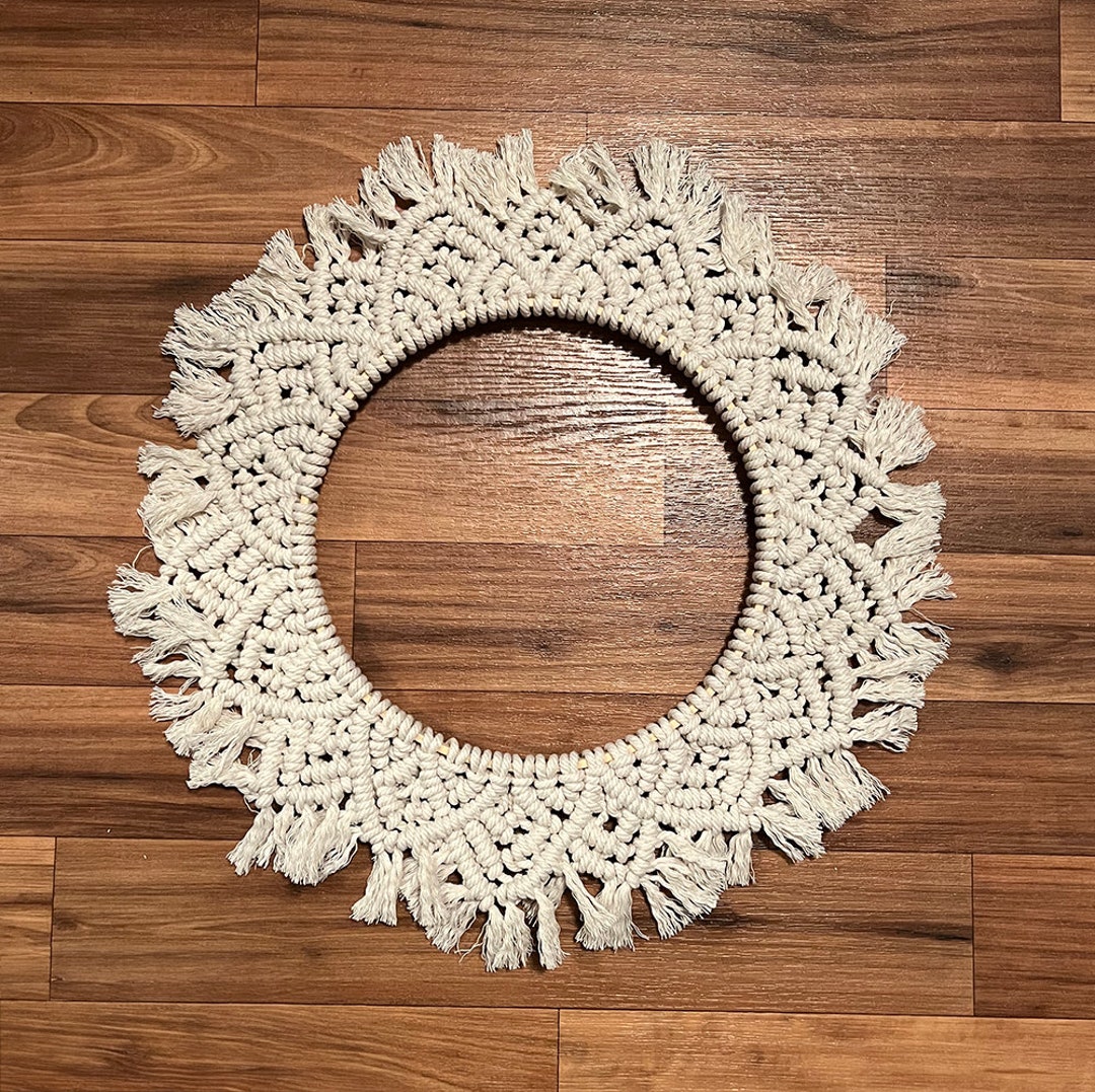 Handcrafted 17 Mandala Wreath Wall Hanging Symmetrical Geometric ...