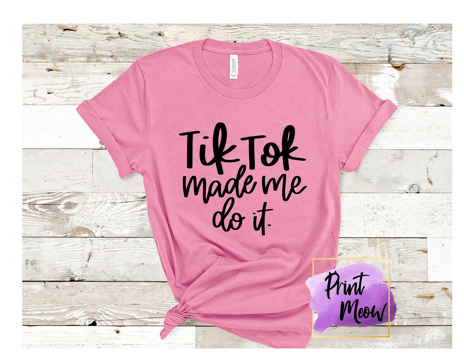 Tik Tok Made Me Do It Shirt Tik Tok Tik Tok Geschenke | Etsy