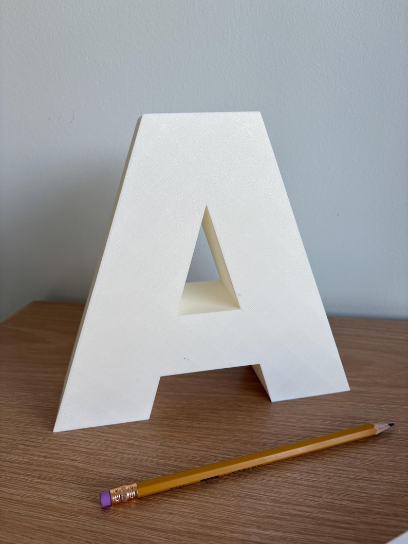 Large Block Letters – Full Alphabet STL Files (digital Download) - Etsy