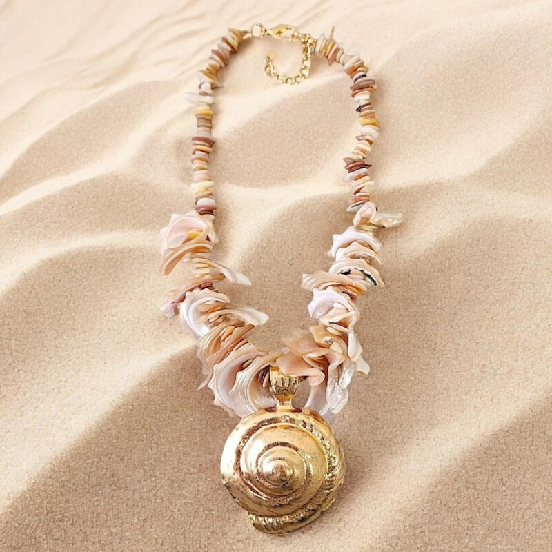 Seashell Necklace - Etsy
