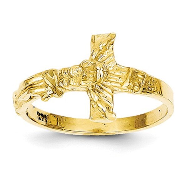 Crucifix Ring - Etsy
